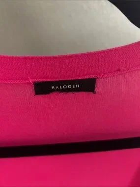 Halogen | Sweaters | Halogen Hot Pink Openfront Womens Cardigan | Poshmark